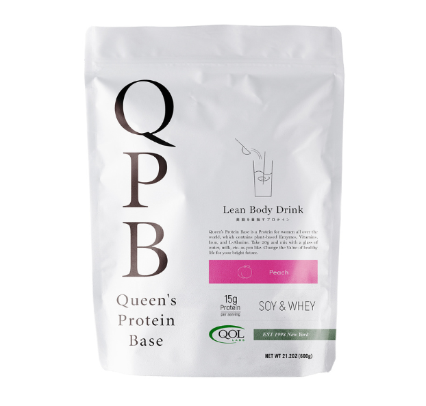 Queen’s Protein Baseクイーンズプロテインベース QPBピーチ味 | キューオーエル・ラボラトリーズ株式会社